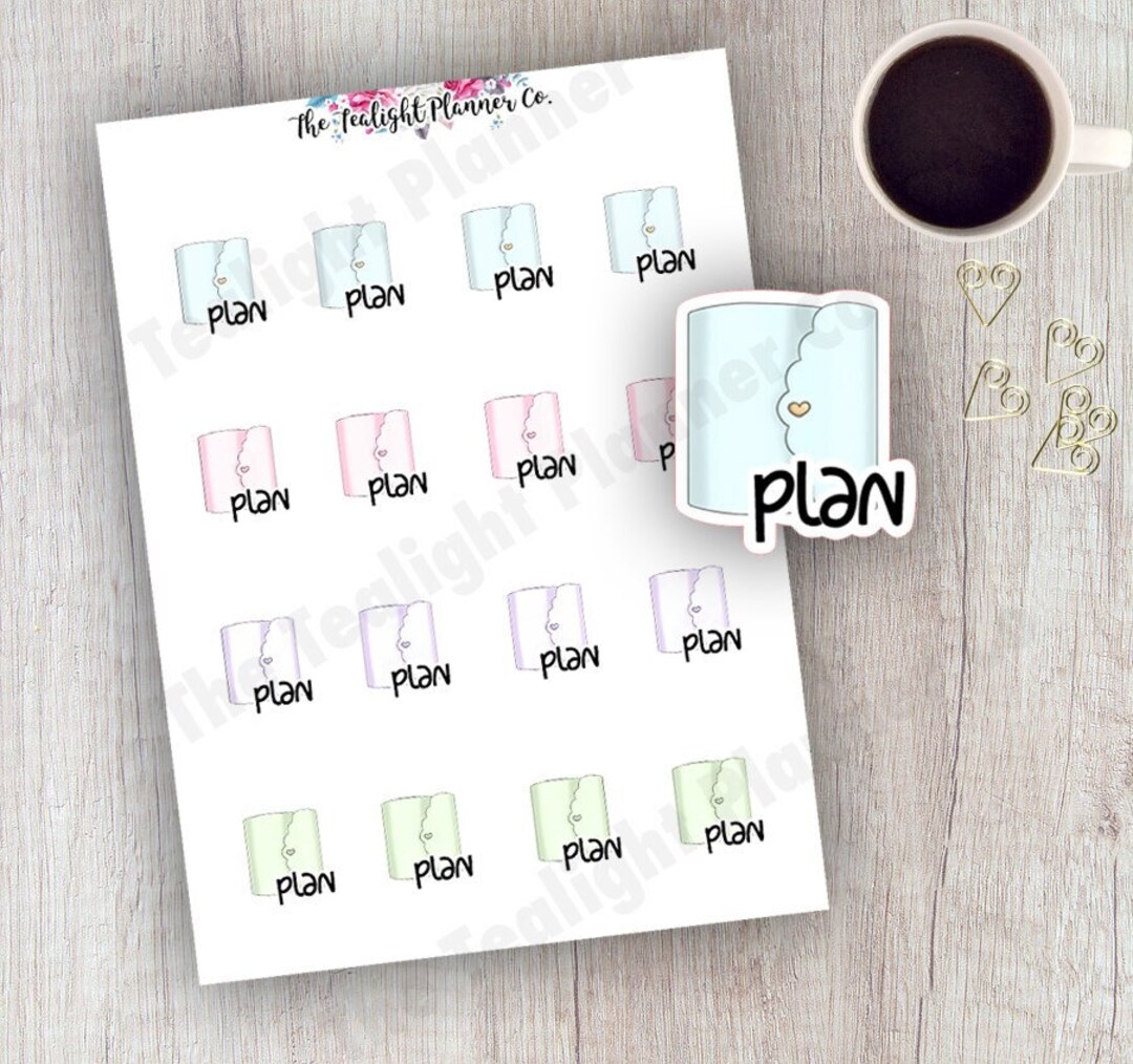 Plan Sticker for Planning Time to Plan Sticker Planner - Etsy