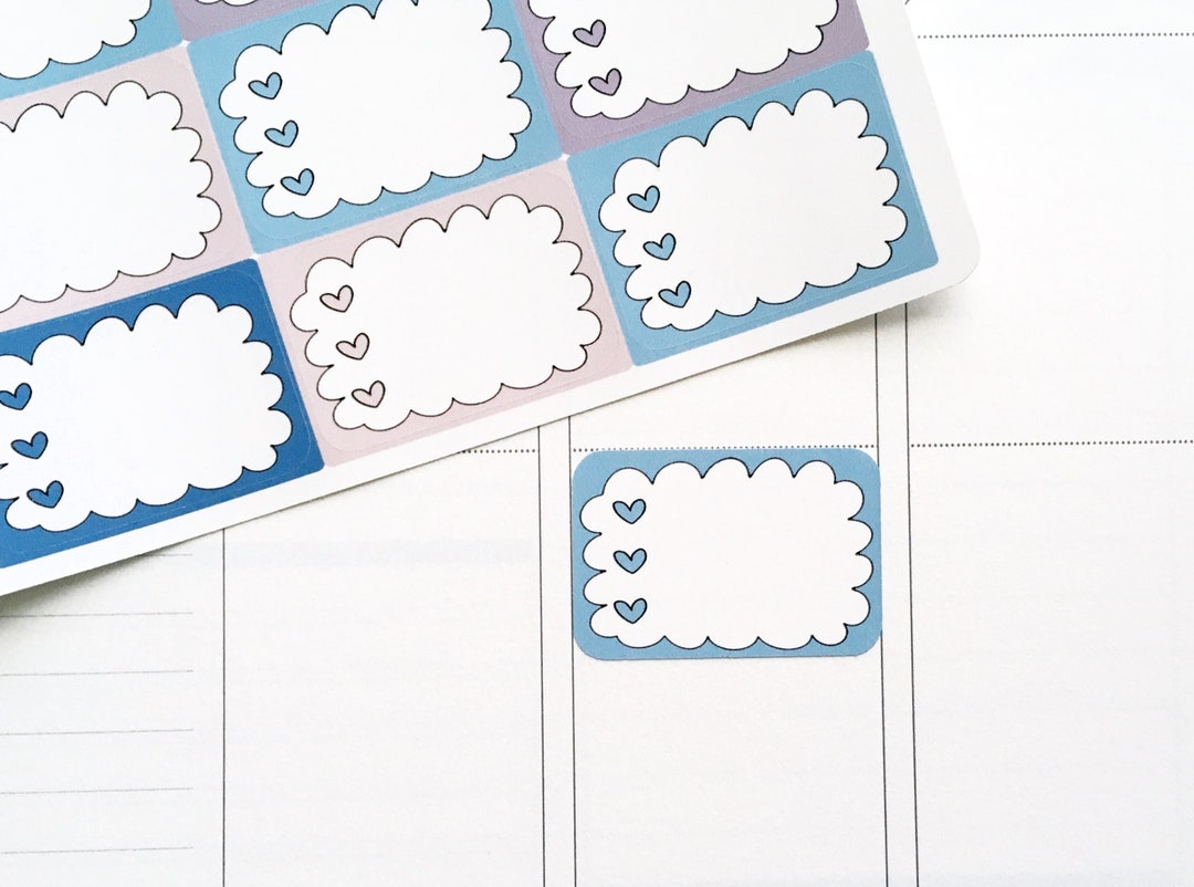 Doodle Checklist Boxes for Your Planner, Half Box Planner Stickers, 1.5 ...