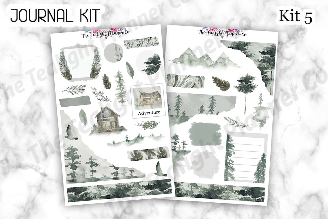 Adventure Journal Sticker Kit, Outdoor Stickers for Journaling ...