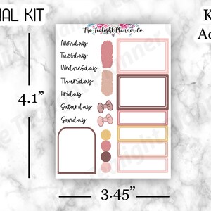 Floral Journal Sticker Kit, Journaling Stickers, Flower Stickers ...