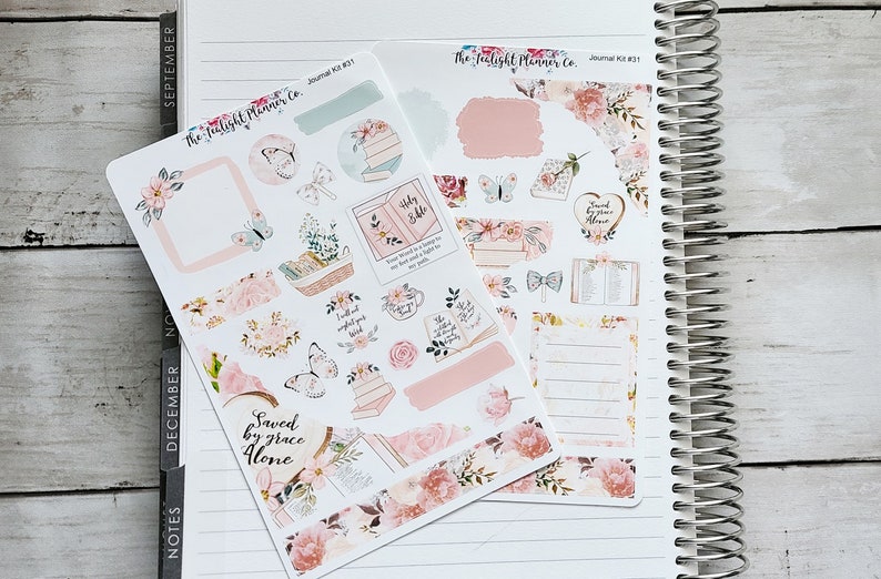Bible Journaling Stickers Journal Sticker Kit Christian - Etsy