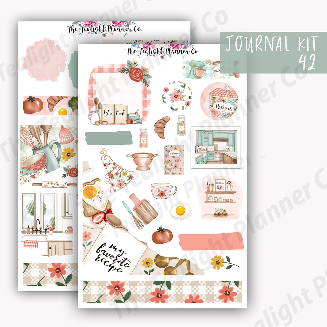 Food Journal Stickers, Farmhouse Stickers, Country Stickers for ...