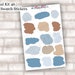 Beach Journal Sticker Kit, Beach Stickers for Journaling, Summer ...