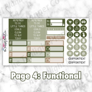 In the Woods Sticker Kit, Forest Planner Stickers, Tree and Deer ...