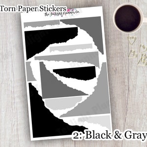 Torn Paper Journaling Stickers, Torn Paper Stickers, Journal Stickers ...