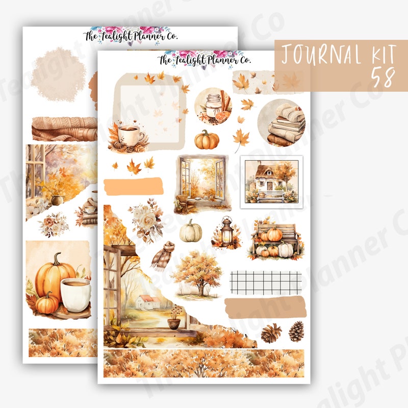 Autumn Stickers - Etsy