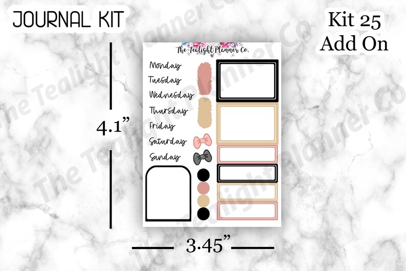 Happy New Year Journal Sticker Kit New Years Journal - Etsy