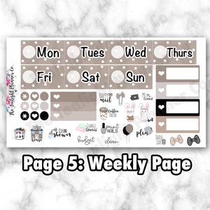 Relax at Home Sticker Kit Lazy Day Stickers Vertical Sticker - Etsy