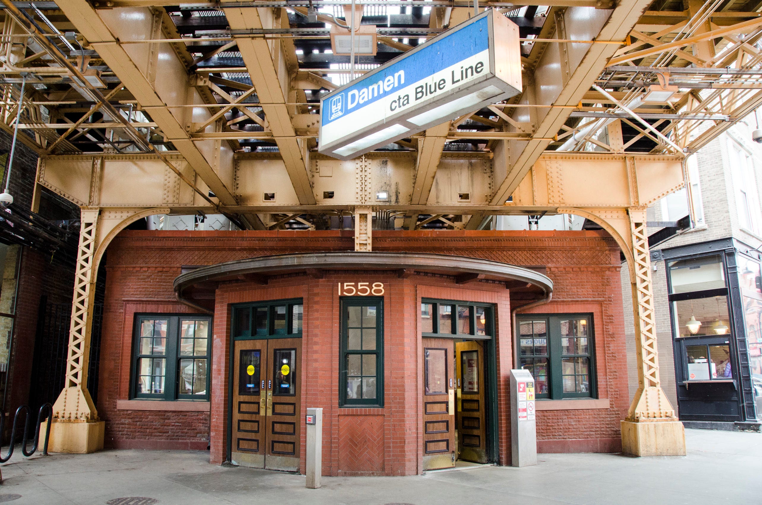 Chicago Blue Line Metro Photography, Large Format Wall Print, City ...