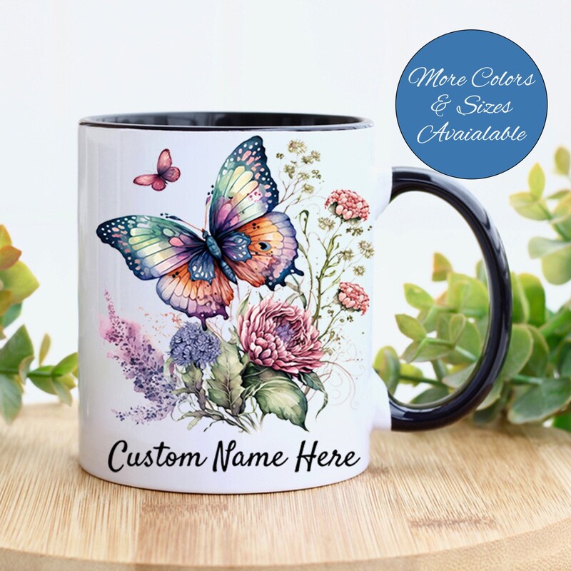 Butterfly Coffee Mug - Etsy