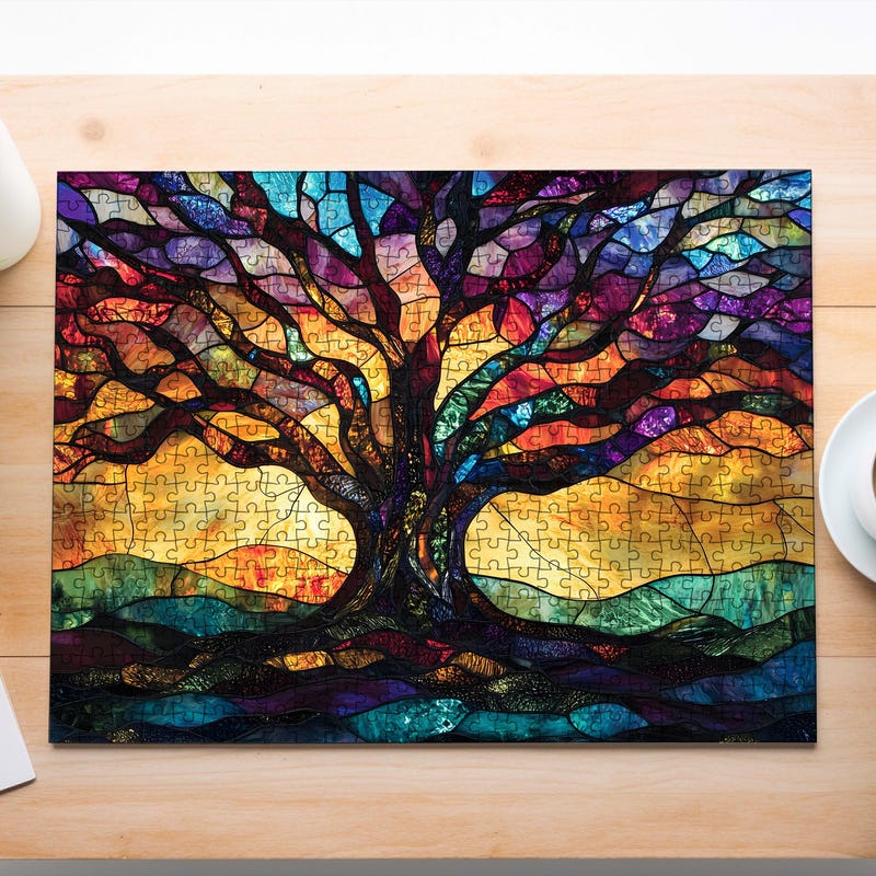 Mosaic Puzzles - Etsy