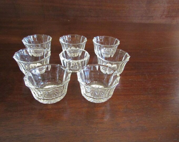 Depression Glass Salt Cellars , Individual Salt Dips, Open Top Design ...