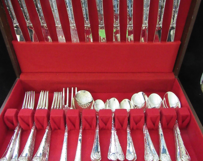 DVO1 Silverplate Rose by Davco Silver China, Silverplate Flatware ...