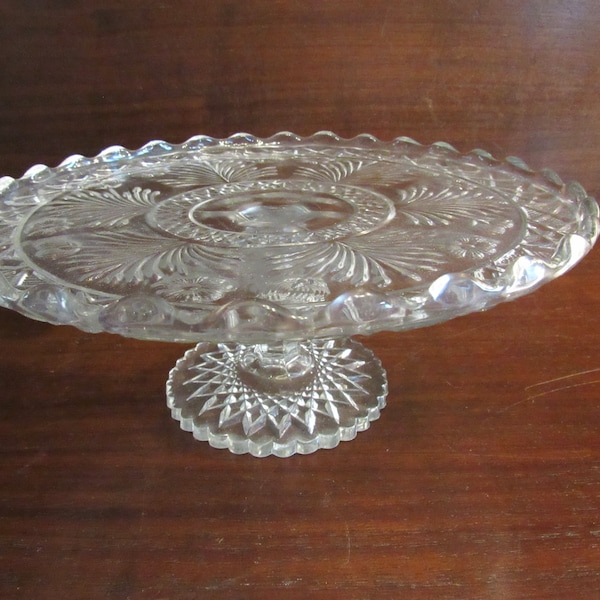 Indiana Glass Cake Stand - Etsy