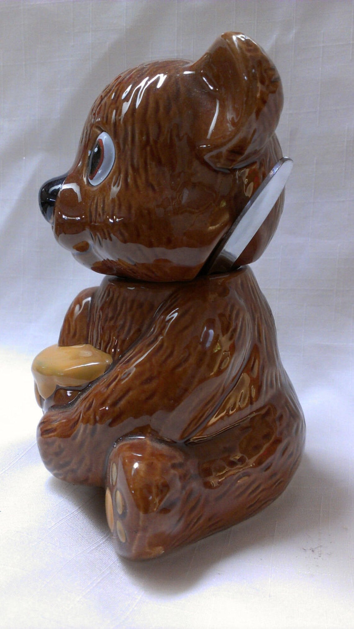 Bear Honey Pot With Spoon 585 | Etsy