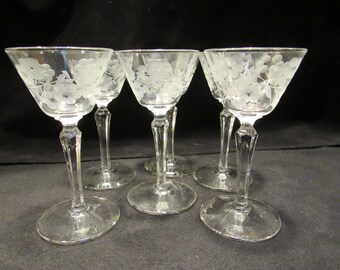 Cordial glasses set | Etsy