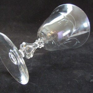 Symphony by Bryce, Etched Crystal Water Glasses, Water Goblets, Etched ...