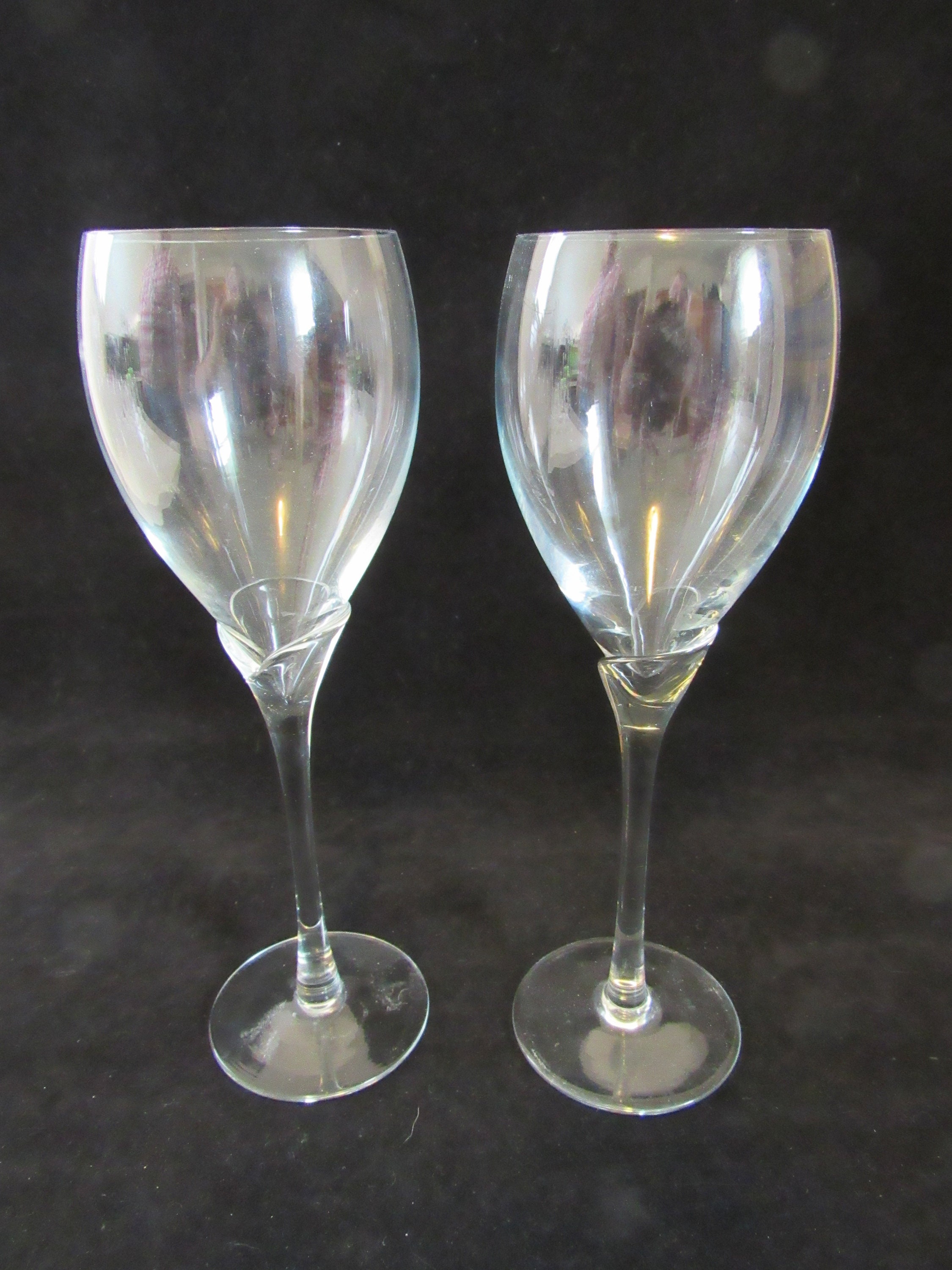 Crystal Toasting Glasses, Wedding Toast, Set of 2 (2099) - Etsy