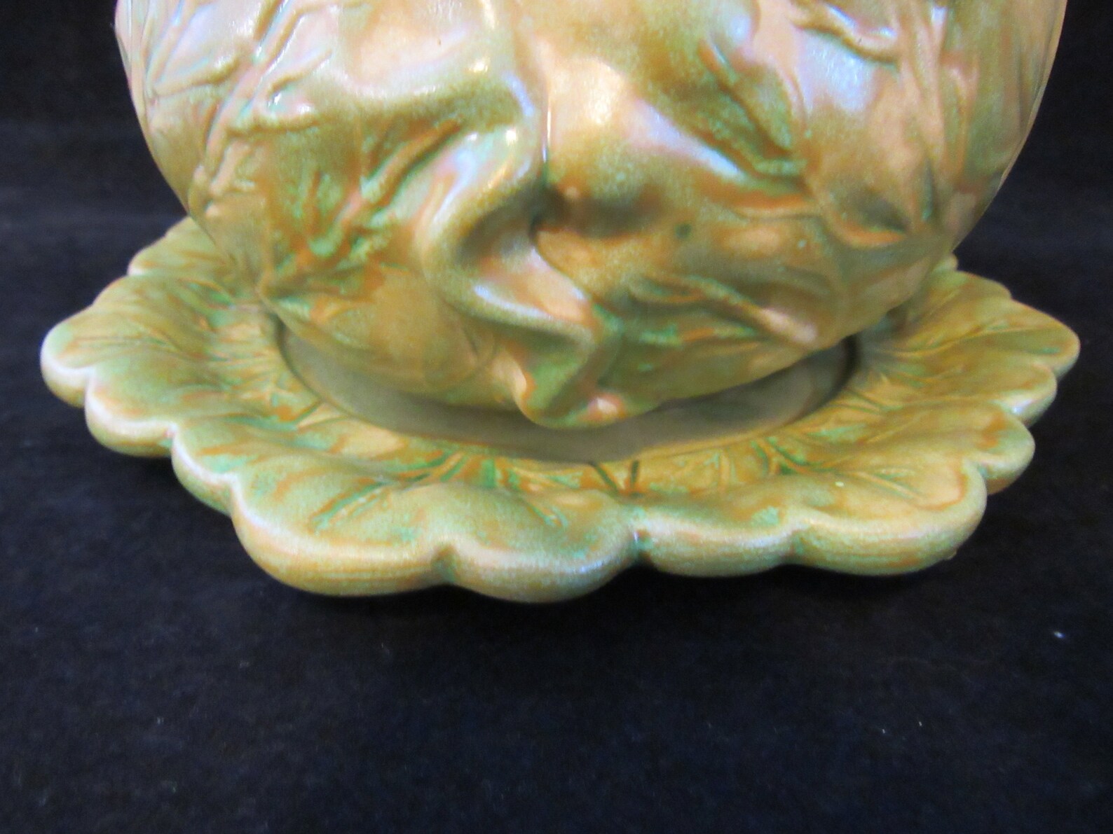 Ceramic Bunnies in Cabbage Serving Dish Holland Mold Cabbage | Etsy