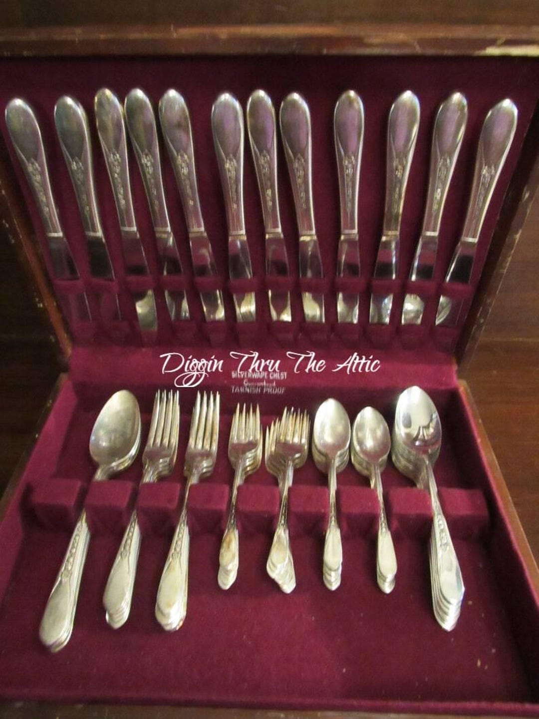 Pricilla-lady Ann Silverplate 1941, Wm Rogers MFG Co by International Silver, Silverware ...