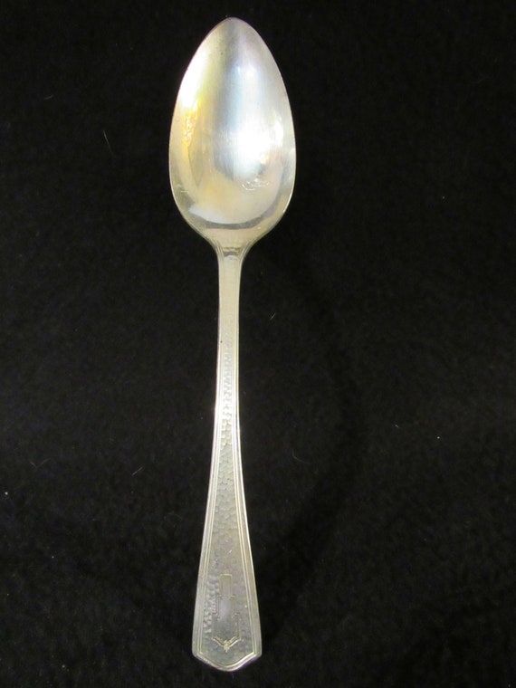 Oval Place Spoon Beacon Miami Silverplate 1931 Beacon | Etsy