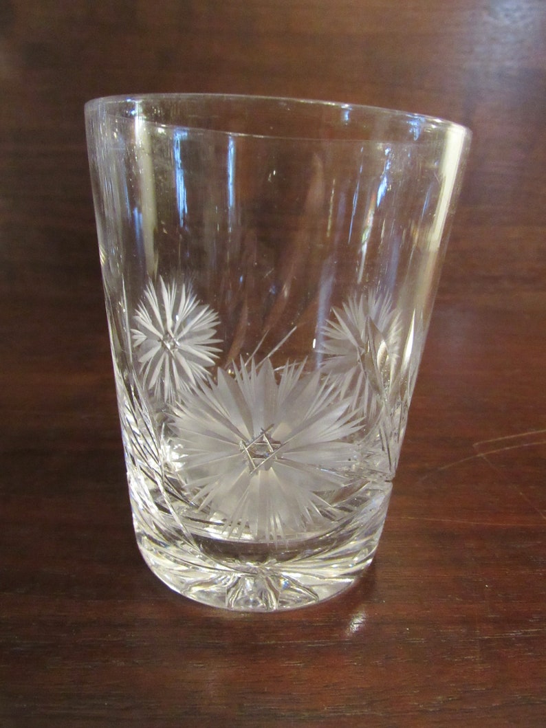 Gundy-clapperton Crystal Cut Pitcher and 5 Matching Flat - Etsy