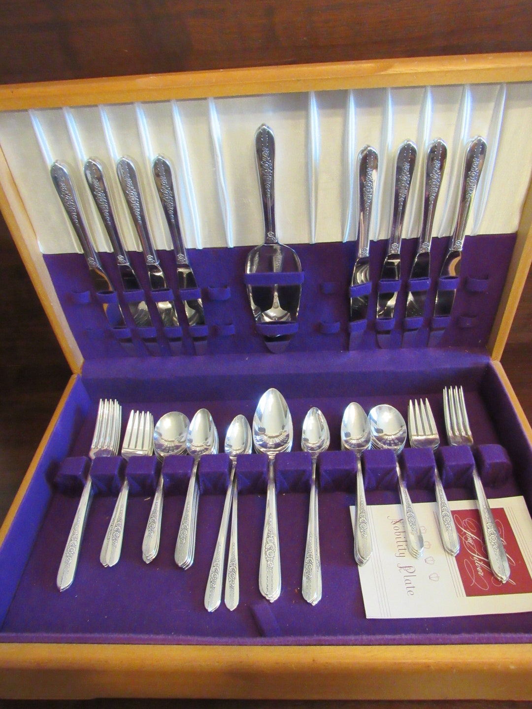 Royal Rose Silverplate 1939, Nobility Plate by Oneida Silver ...