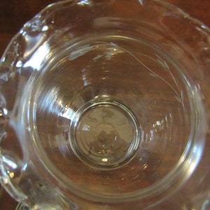Crimped Lip Candy Dish With Lid, Heritage by Princess House, Etched ...