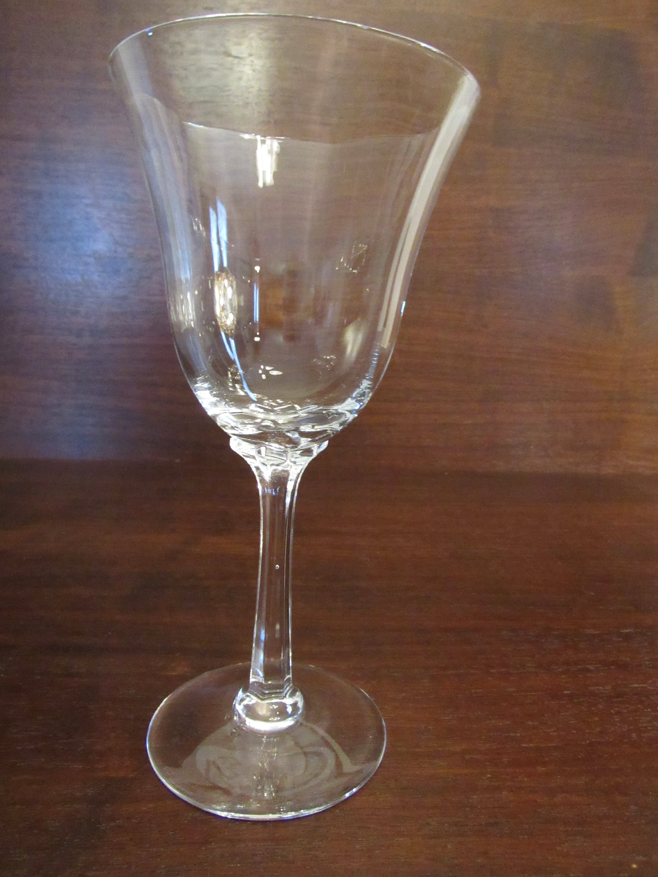 Clear Crystal Wine Glasses Water Glasses Crystal Stemware | Etsy