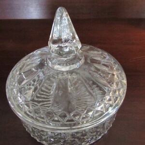 Candy Box With Lid, Princess Clear by Indiana Glass, Lidded Candy Dish ...