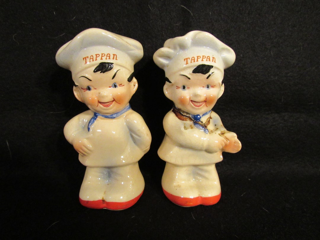 Little Tappy, Tappen Chef Salt and Pepper Shakers, Tappan Appliance Co ...