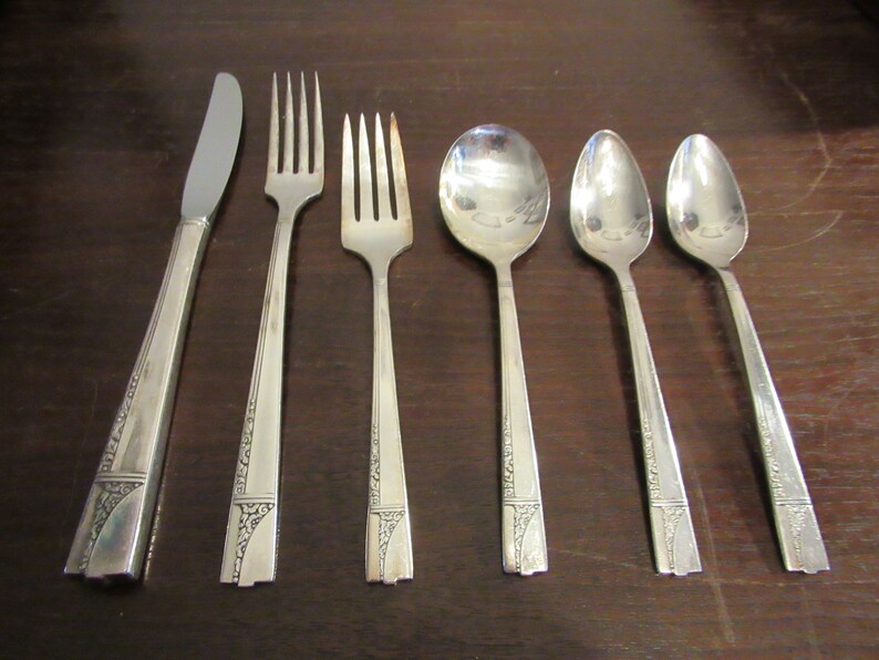 Caprice Silverplate 1937 Nobility Plate by Oneida Silver - Etsy