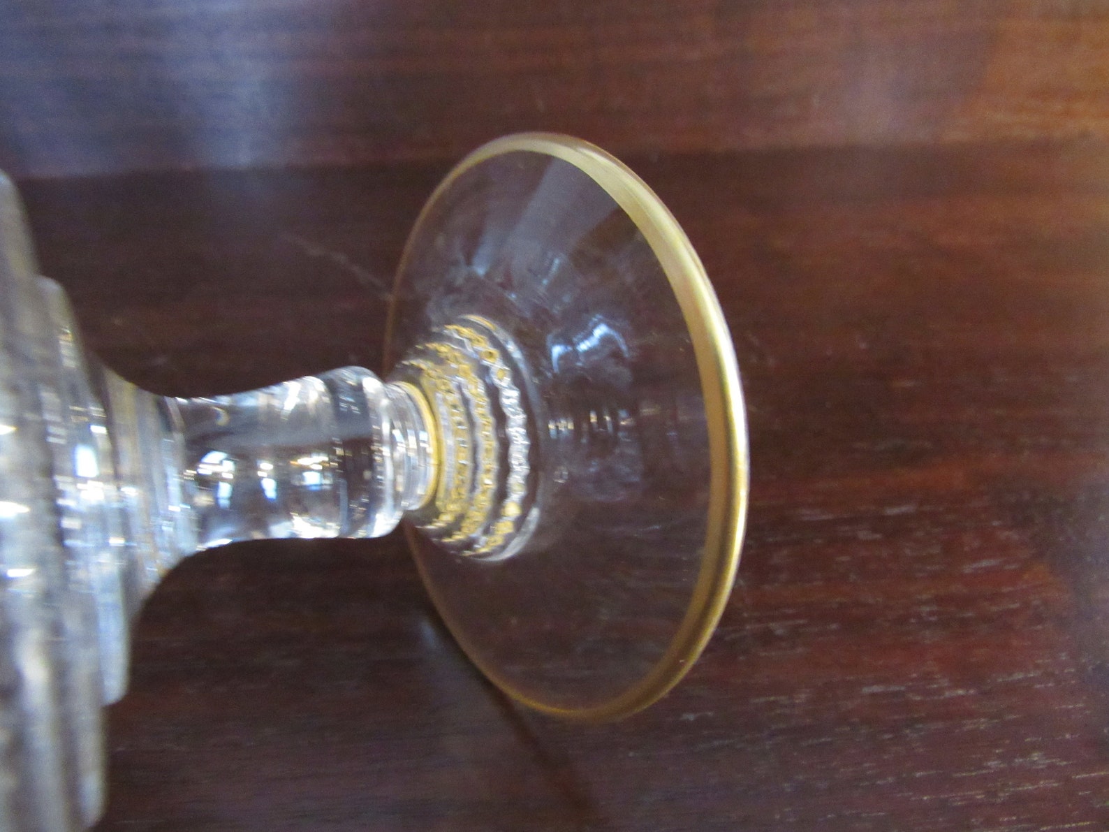 Gold Trimmed Compote Candy Dish Pressed Glass Compote. - Etsy