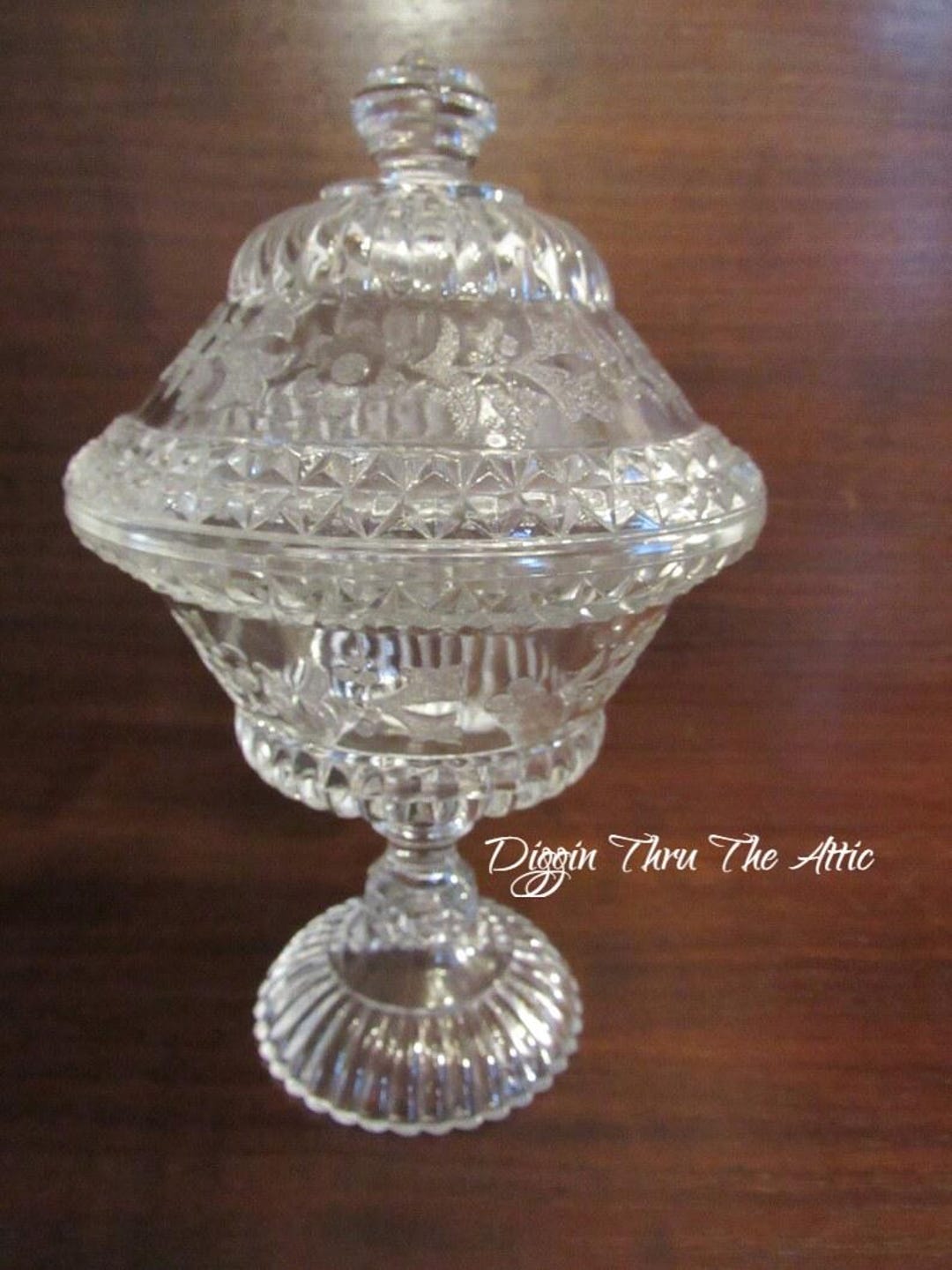 Adams and Company, Early American Standard Covered Compote, Adams #140 ...