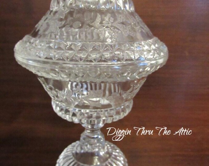 Adams and Company, Early American Standard Covered Compote, Adams #140 ...