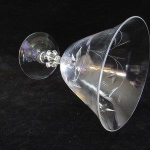 Symphony by Bryce, Etched Crystal Water Glasses, Water Goblets, Etched ...