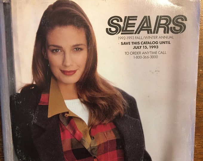 1992-1993 Sears Fall/winter Catalog - Etsy