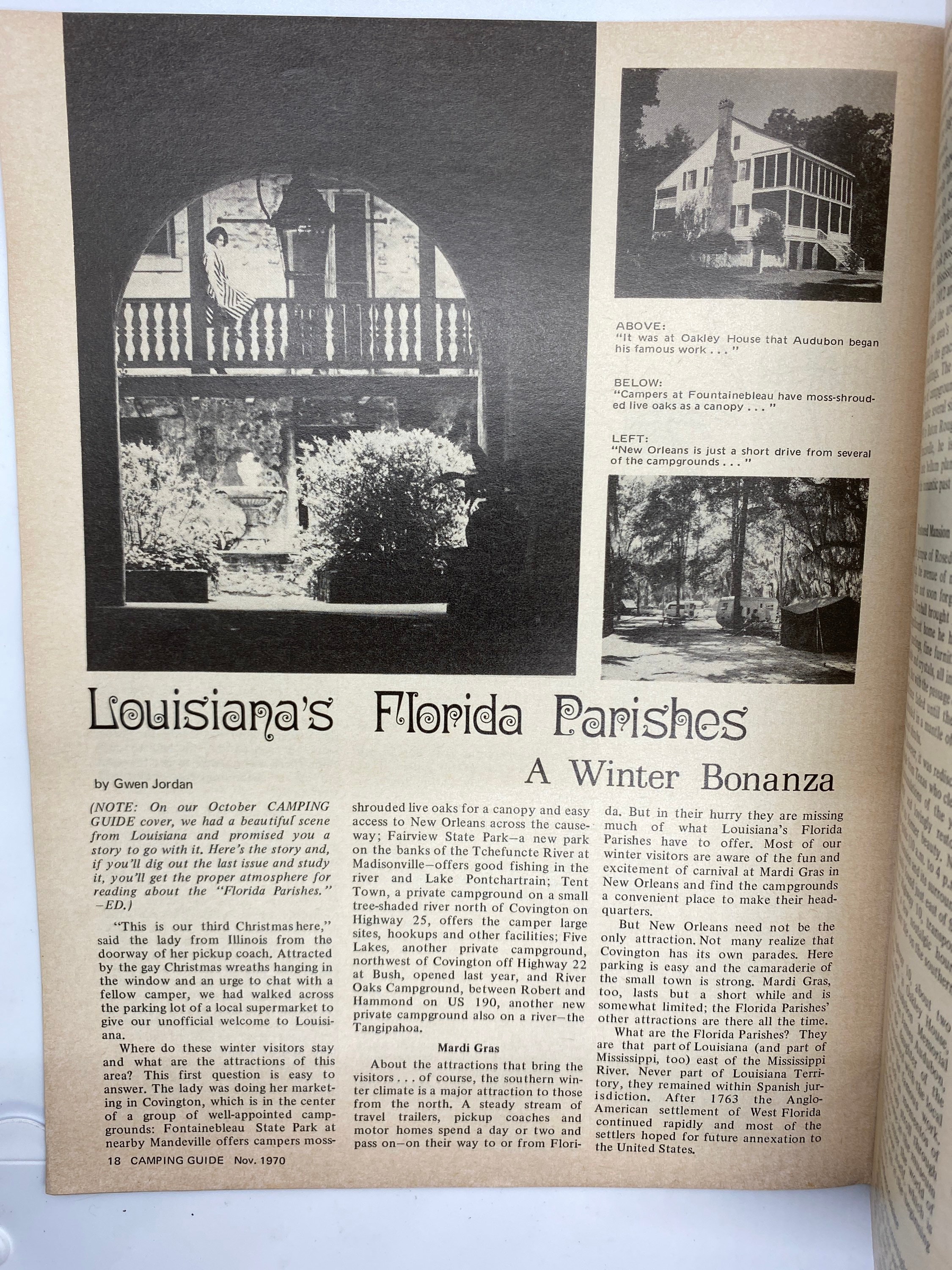 Camping and Trailering Guide Magazine November 1970 - Etsy