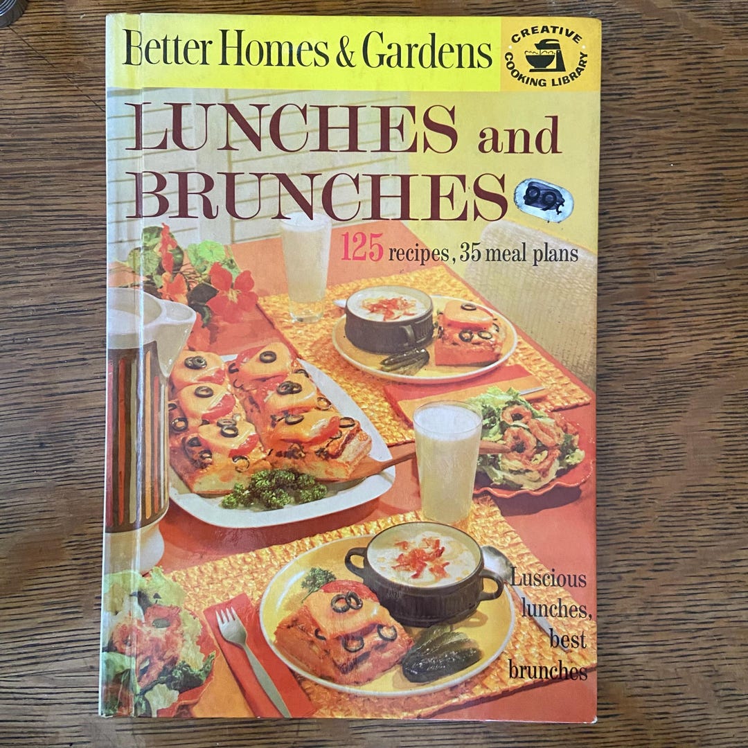 Better Homes & Gardens, Lunches and Brunches Cookbook, 1963 - Etsy