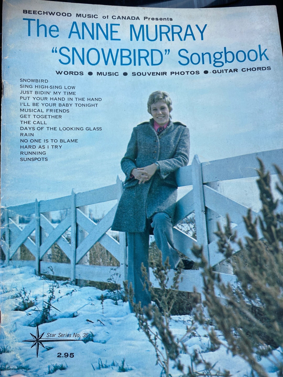 The Anne Murray “snowbird” Songbook for Vocal, Piano, and Guitar - Etsy