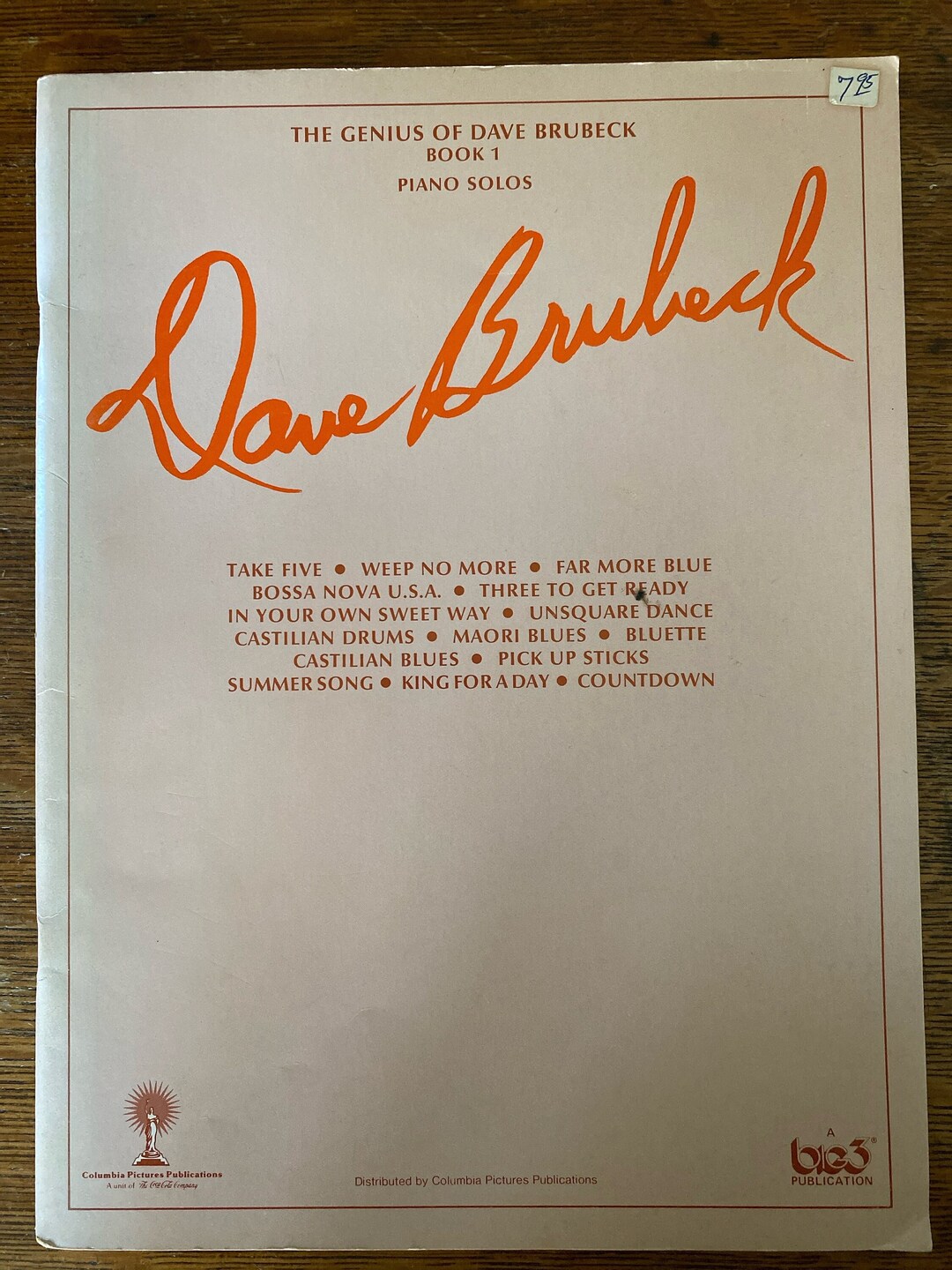 Dave Brubeck Piano Solos, Book 1 - Etsy