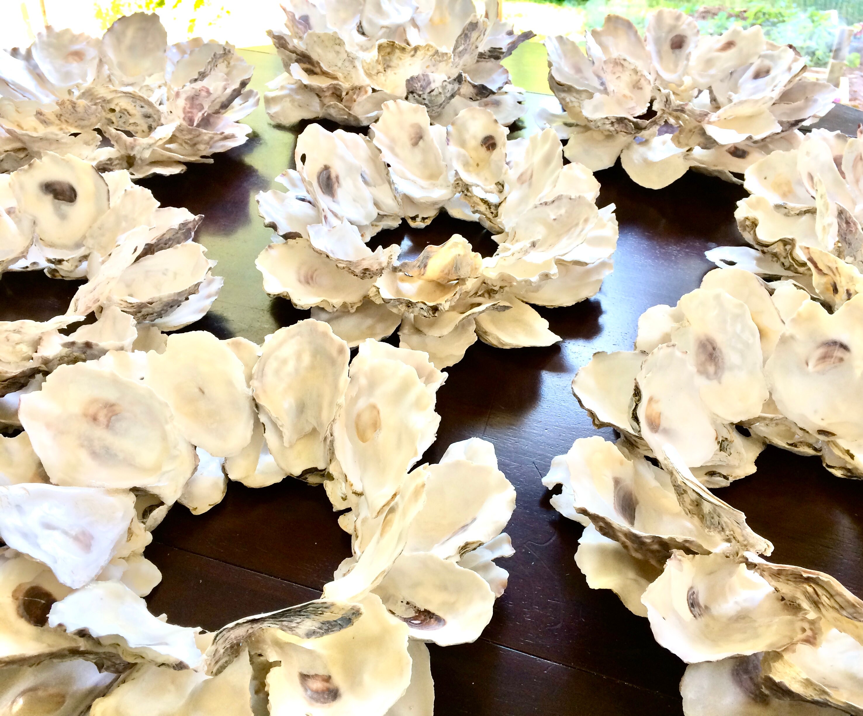 Oyster Shell Candle Holder, Oyster Shell Centerpiece, Beach Wedding ...