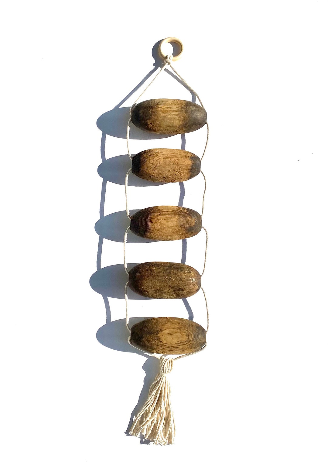 Vintage Buoys, Cedar Buoys, Wood Floats, Beach Decor, Wood Buoys, Boho ...