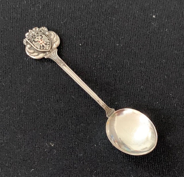 Vintage Austria Wien 900 Silver Souvenir Spoon - Etsy