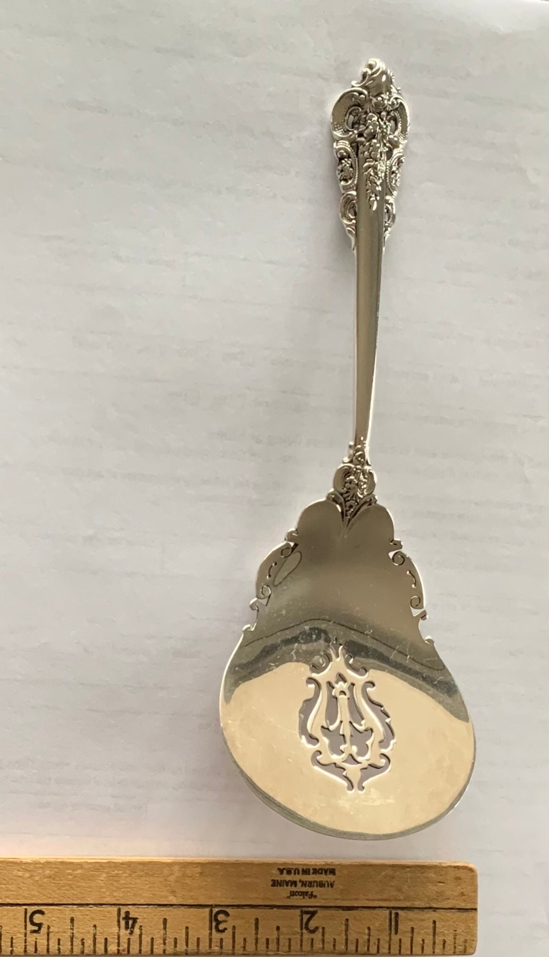 Grande Baroque Large Bon Bon Spoon Wallace Sterling Silver 1941 - Etsy