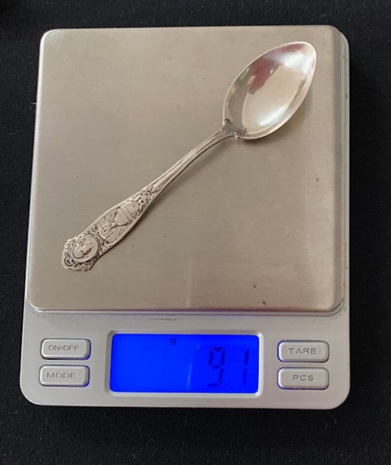 Washington DC White House Sterling Silver Souvenir Collector Spoon - Etsy