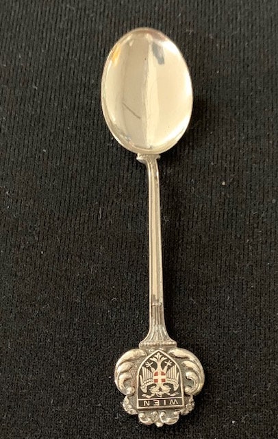 Vintage Austria Wien 900 Silver Souvenir Spoon - Etsy