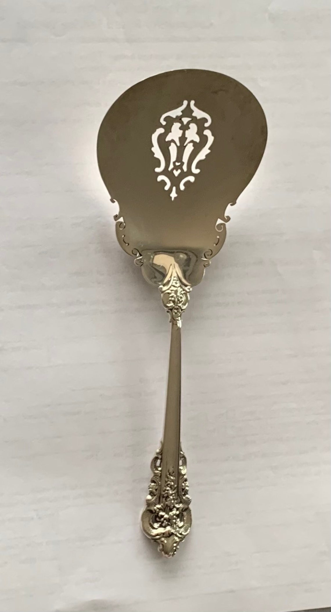 Grande Baroque Large Bon Bon Spoon Wallace Sterling Silver | Etsy