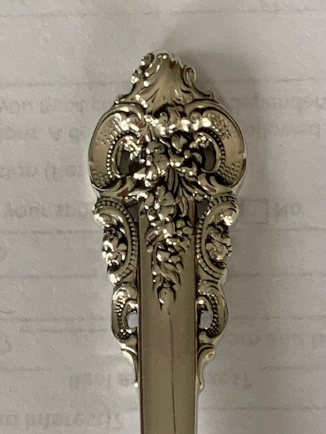 Grande Baroque Large Bon Bon Spoon Wallace Sterling Silver - Etsy