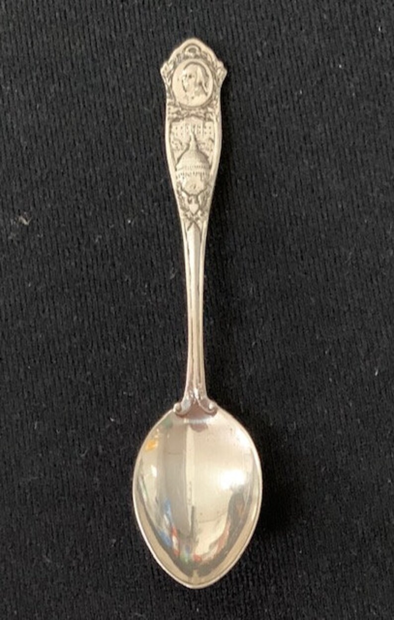 Washington DC White House Sterling Silver Souvenir Collector Spoon - Etsy